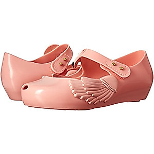 Mini Melissa Baby-Girl's Mini Ultragirl Theme Ballet Flat, Pink Candle, 6 Medium US Toddler