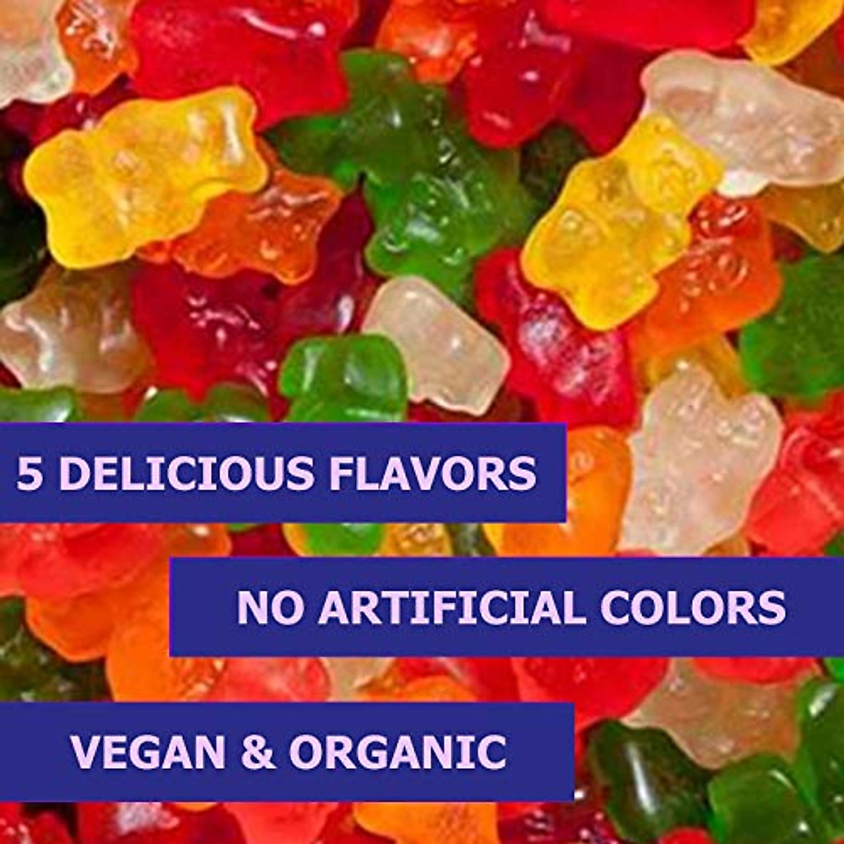 Hemp Sleep Gummies Triple Action | Promotes Healthy Sleep | Relaxes Body & Mind | Made in USA | 5mg Melatonin | 200mg Hemp | 10mg L-Theanine | 60 Organic Gummies