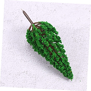 12 Pcs Garden Landscape Pine Tree Model Sand Table Layout Props for Scenery Construction Styles