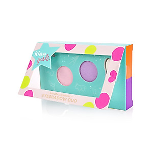 Luna Star Naturals Klee Girls Eyeshadow Duo, Sugar Hill Bloom Sierra/Amble Purple/Pink, 1.3 Ounce,Powder