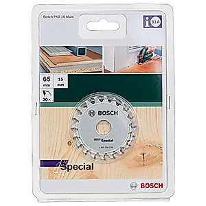 Bosch 2609256 °C83 Plunge Saw Circular Saw Blade for Handheld Circular Saws/65 x 15 x 1.6 mm