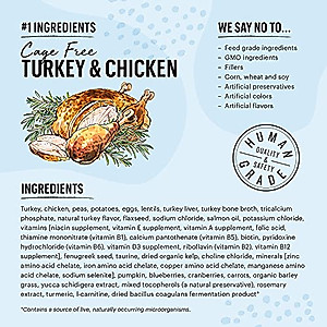 The Honest Kitchen Whole Food Clusters Grain Free Turkey & Chicken Dry Cat Food, 1 lb Bag