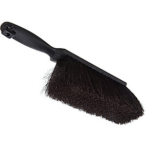 SPARTA Flo-Pac Counter Brush with Bristles Scrub Brush, Cleaning Brush with Long Lasting for Cleaning, 9 Inches, Black