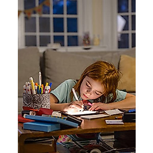 Official Andymation's Flipbook Starter Kit for Kids & Adults with LED Light Pad for Drawing & Tracing Animation, Premium Pre-drilled Flip Book Paper, Removable Binding Screws