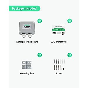 LINOVISION EOC Transmitter with Waterproof Enclosure, Used with EOC Receiver or EOC Switch for Upgrading Analog Surveillance System to IP Surveillance System