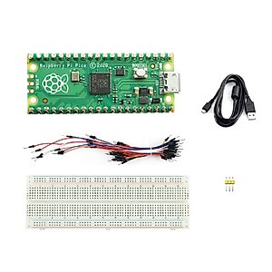Ingcool Raspberry Pi Pico Starter Kit, Raspberry Pi Pico Microcontroller Board with Flexible Digital Interfaces,Based on RP2040 Microcontroller Chip,Low-Cost, High-Performance