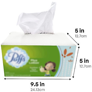 Carrotez Tissue Box Cover, [Refined] Modern PU Leather Rectangular Tissue Box Holder - Decorative Holder/Organizer for Bathroom Vanity Countertop, Night Stands, Office Desk 9.5"X5"X5" - White