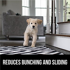 Gorilla Grip Rug Pad for Carpet Floor, Double Sided Mat 2x8 FT Gripper for Over Carpets, Keep Area Rugs in Place on Carpeted Floors, No Residue Adhesive Pads, Reduce Runner Shifting or Bunching