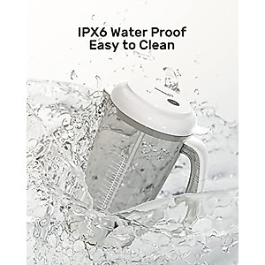 Grownsy Baby Formula Mixer Pitcher 32OZ, Magnetic Charging Electric Formula Mixing Pitcher, Auto Mixing for Formula Powder, Breastmilk, Without Air Bubbles or Lumping, BPA Free, Easy to Clean