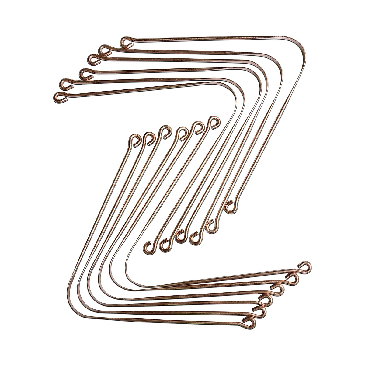 Pure Copper Tongue Cleaner, Set of 12, for Bad Breath Treatment Naturally