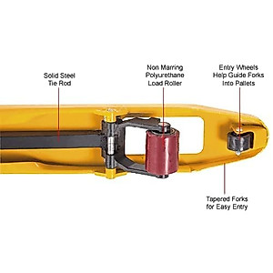 Global Industrial Pallet Jack, 5500-Lb. Capacity Pallet Truck - 27" W x 48" L Forks