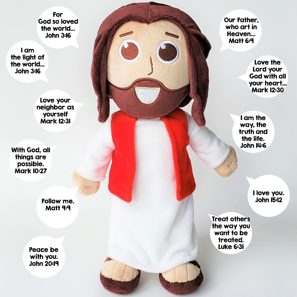 The Talking Jesus Doll | Speaks 10 of Jesus' Bible Verses | Teach Your Kids Before The World Does