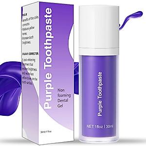 ZXSUCH Purple Toothpaste for Teeth Whitening