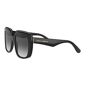 Dolce & Gabbana DG4414-5018G Sunglasses Black w/Grey Gradient 54mm