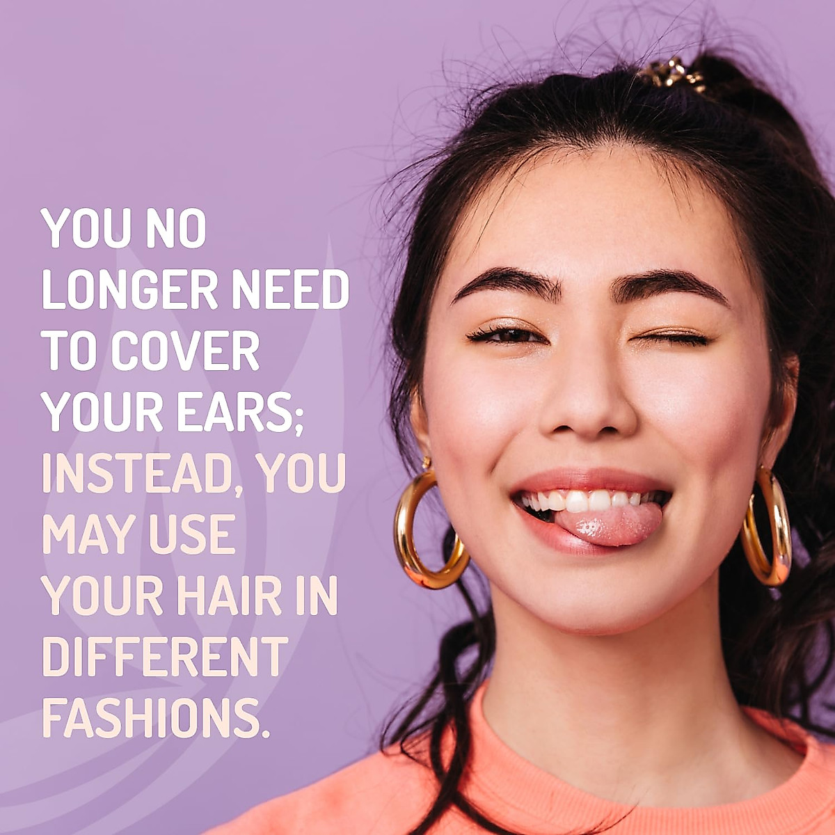 EARLAP Ear Corrector, Contain 20 Ear Tape, Solve Big Ear Problem with Ear Stickers by Pinning Back Ears, Cosmetic Aesthetic Correctors for Prominent Ears, Waterproof Ear Correctors Sticks for Adults