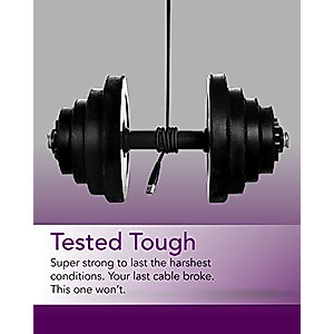 ZMI [6.6ft Black] Hi-Tension USB-C to USB Cable, Braided