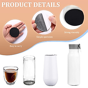 Mozeat Lens 20Pcs Rubber Bottoms for Tumblers 20 oz, Protective Anti-Slip Silicone Tumbler Bottoms with Adhesive, Tumbler Bumpers Rubber Tumbler Bottom for Skinny Sublimation Tumblers