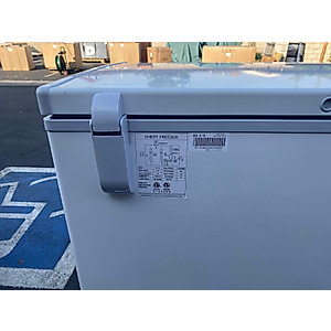 Commercial Freezer Chest freezer 24 cubic feet, 77 inches Long, ice cream freezer large capacity, NSF certified, White Solid 2 door w Storage Baskets XF-750 dup1