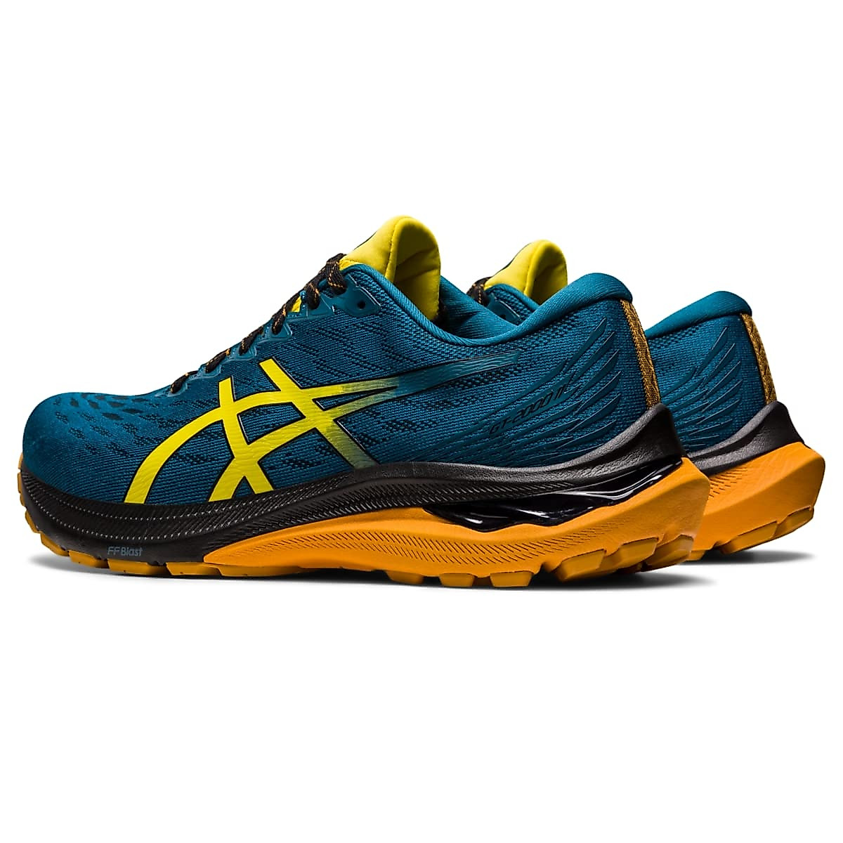 ASICS Men's GT-2000 11 Trail Running Shoes, 9.5, NATURE BATHING/GOLDEN YELLOW