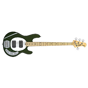 Sterling by Music Man 4 String Bass Guitar, Right, Olive (RAY4HH-OLV-M1)