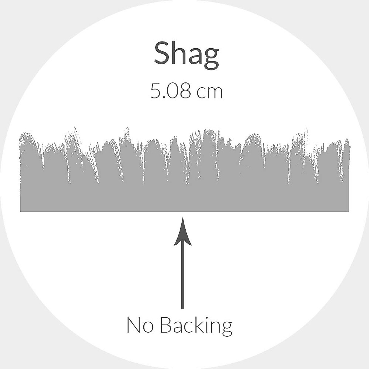 SAFAVIEH Hudson Shag Collection Area Rug - 8' x 10', Grey & Ivory, Moroccan Design, Non-Shedding & Easy Care, 2-inch Thick Ideal for High Traffic Areas in Living Room, Bedroom (SGH284B)