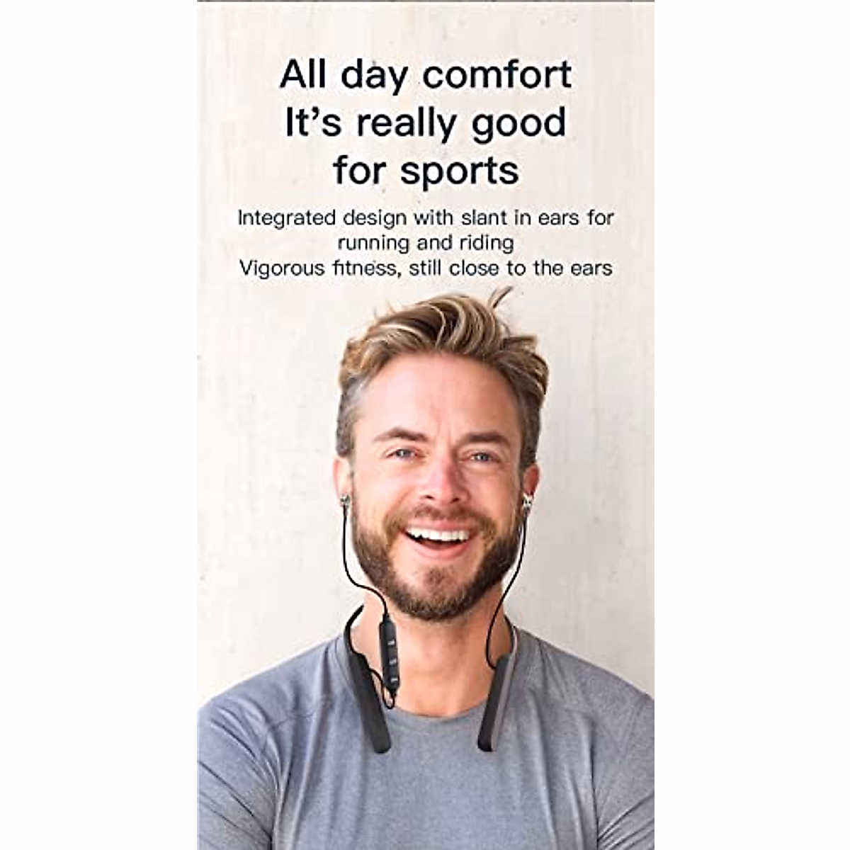 FELIMAI Bluetooth Headphones Neckband, Long Battery Life,120 Hours Playtime,Support SD Card Play Music,Bluetooth Wireless Sport Headphones,Bluetooth Neckband Running (365 Days Free Replacement)