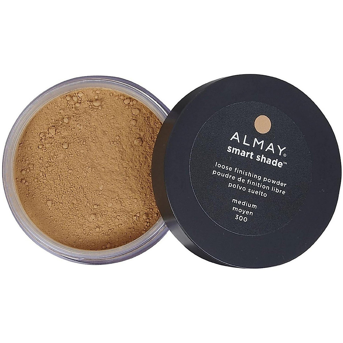 Almay Setting Powder, Face Makeup, Matte Loose Powder, Hypoallergenic, Cruelty Free, 200 Light Medium, 1 Oz