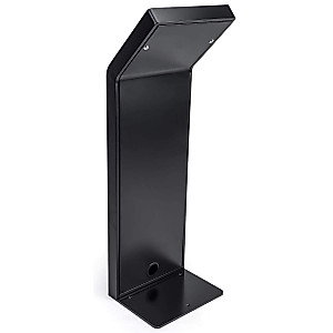 Displays2go Floorstanding Digital Tablet Enclosure, Locking – (IPGRAND12BK)