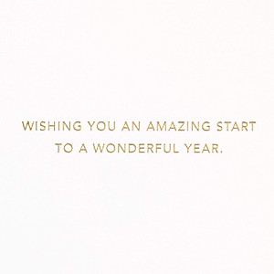 Hallmark Signature Birthday Card (Wonderful Year)