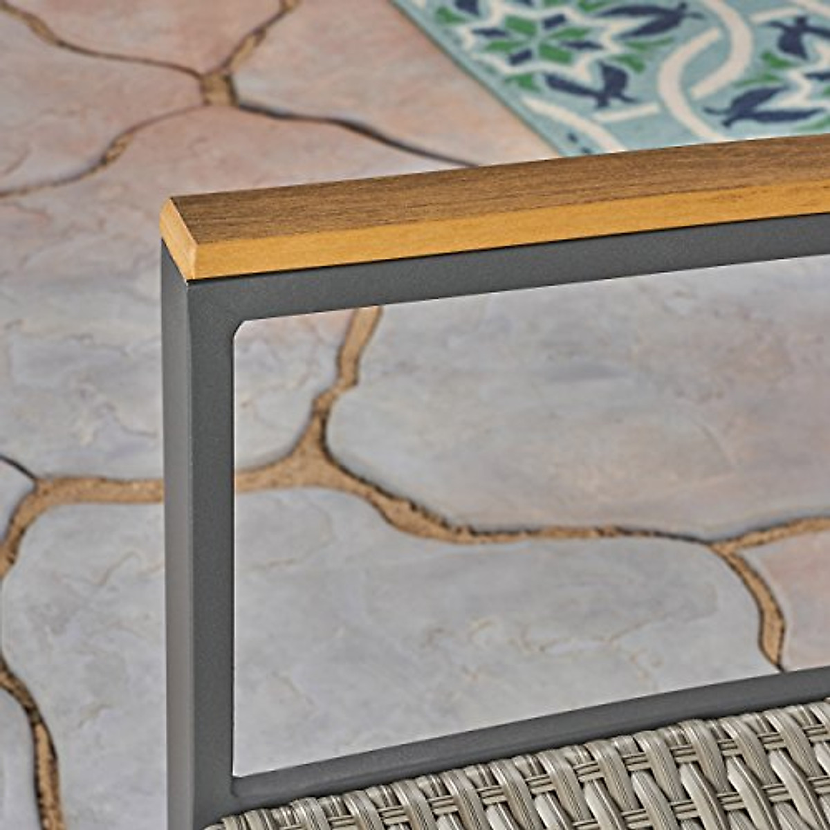 Christopher Knight Home Aubrey Outdoor Dining Chairs (Set of 2), Gray