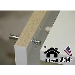 7 mm x 50 mm Highpoint Confirmat Screws, Pozi-Flat Head, Zinc Finish (50)