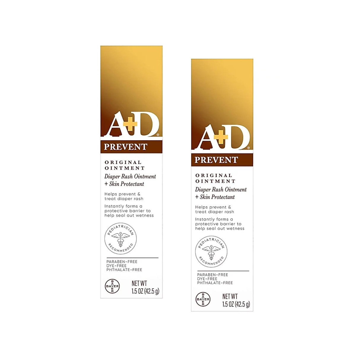 A&D Diaper Rash Ointment & Skin Protectant, Original -1.5 Ounces - 2 Pack