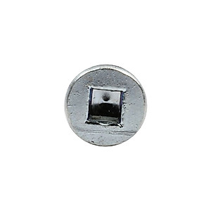 Rok Hardware 1000 Pack #8 x 2" Coarse Thread Flat Square Head Wood Screws Zinc Type 17 MDF