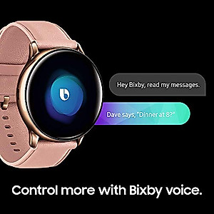 Samsung Galaxy Watch Active2 (44mm), Aqua Black, US Version (Renewed)