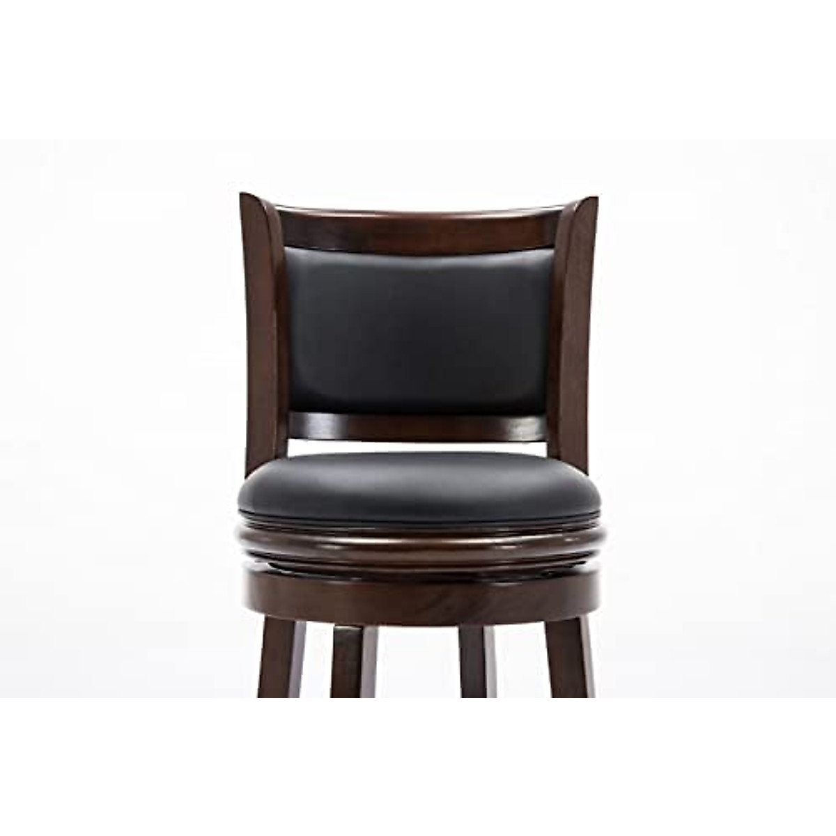 Boraam Augusta Bar Height Swivel Stool, 29-Inch, Cappuccino