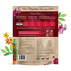 Compressed Organic Potting Soil for Garden, Plants & Vegetables - Expands 4x When Mixed with Water - Indoor or Outdoor Use - Plant Food Mix Derived from Natural Coconut Coir & Worm Castings Fertilizer