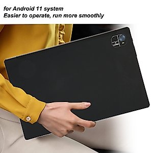 10.1 Inch Tablet, 5G WiFi US Plug 100-240V 8 Core CPU 1920x1200 IPS Tablet PC with Mouse for Watching for Android 11.0 (Black)