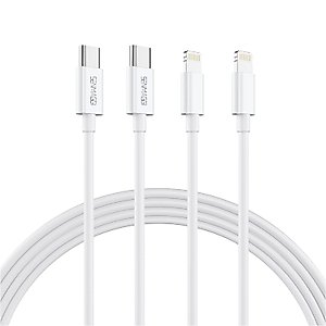 iphone Charger Fast Charging Cable: 2pack 3/6ft Long MFi Certified Usb C to Lightning Cables-Type C Usbc Phone Charging Cords Block Compatible with iphone14/13/12/11/10/8 ipad8/mini5 AirPodsPro/Max