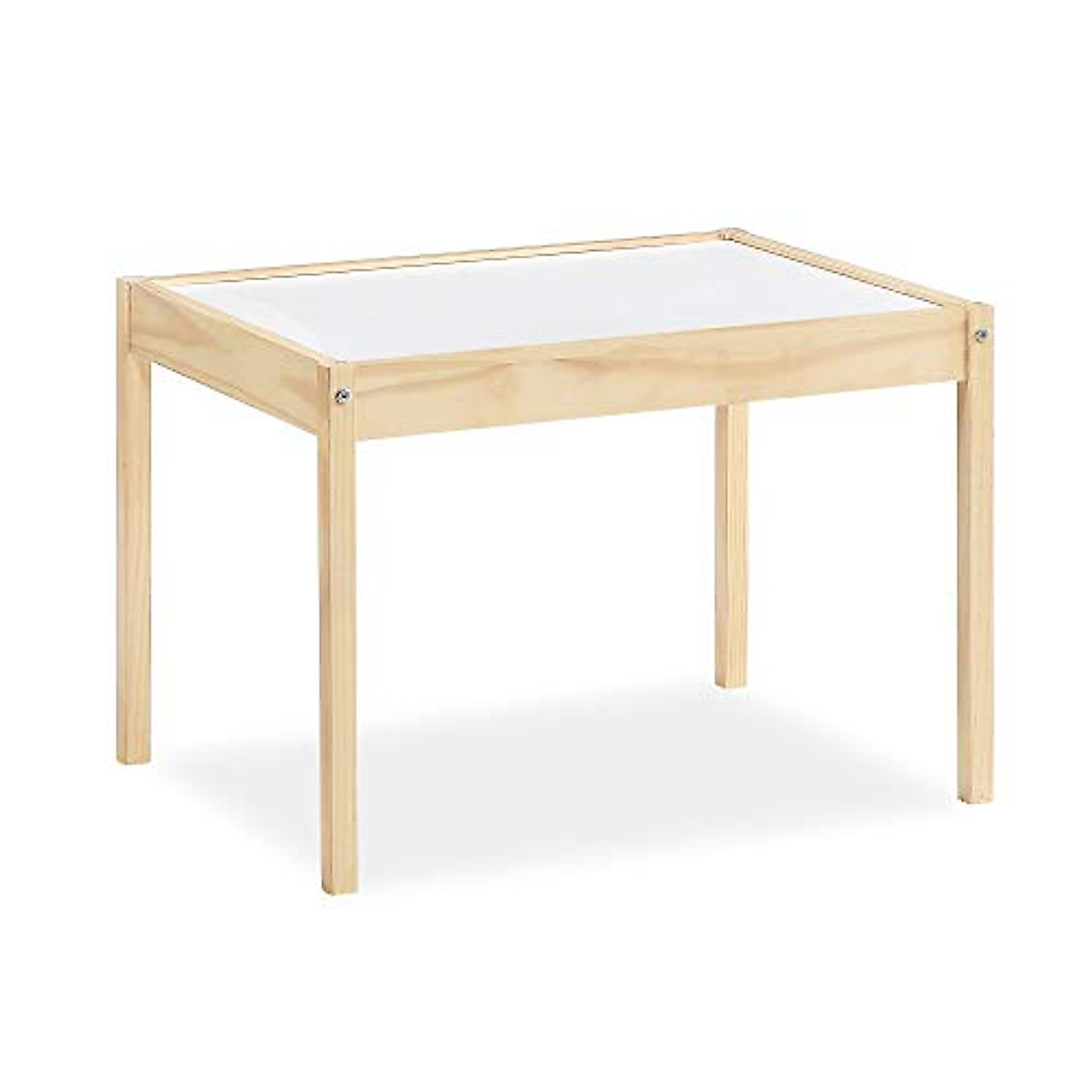 Baby Relax Hunter 3-Piece Kiddy Table & Chair, Natural/White Table Set