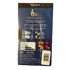 Sony VHS Tapes (10T-120VL) (10T120VL)