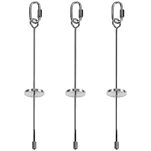 PATKAW 3Pcs Bird Food Holder Bird Skewer Stainless Steel Parrot Fruit Vegetable Stick Holder Small Feeder for Bird Parrot