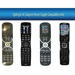 UpBright 5V AC/DC Adapter Compatible with URC Universal Remote Control MX-880 MX880 MX-890 MX-890i MX-810 MX-810i MX-1200 MX-1200i A920-2001G Cradle MLF-A00060501000U0021 3.7V Li-ion Battery Charger
