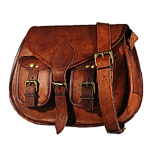 Satchel And Fable Leather Purse Cross body Shoulder Women Handbag I pad Bag