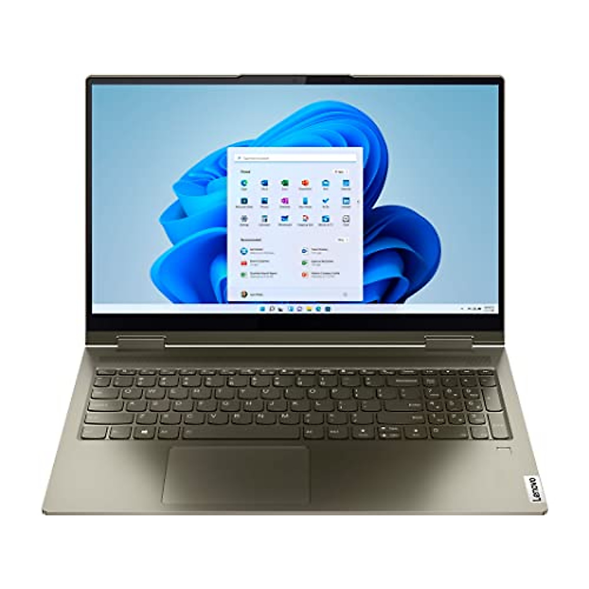 Lenovo 2022 Yoga 7i 2-in-1 360° 15.6" Touch Screen Laptop, Intel Evo Platform Core i7 1165G7, 12GB RAM, 1TB PCIe SSD, Intel Iris Xe Graphics, Backlit Keyboard, Win 11, Dark Moss, 32GB USB Card