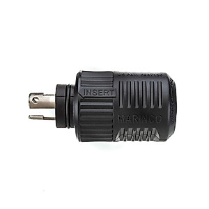 MotorGuide 8M0092065 Trolling Motor Replacement Plug — Medium Duty, Use with 16- to 8-Gauge Wire, Connects with Receptacle