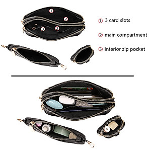 Uromee Corssbody Bags for Women Nylon Fashion Shoulder Purse Fanny Pack Travel Hiking Detachable Pouch Adjustable Strap
