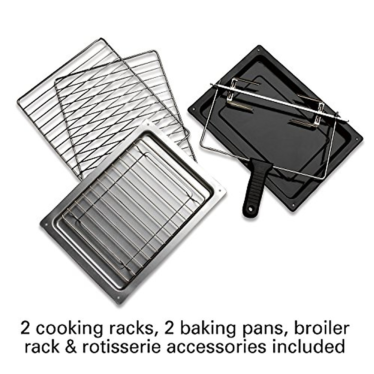 Hamilton Beach 31107D Convection Countertop Toaster Oven with Rotisserie, Extra-Large, Black and Stainless