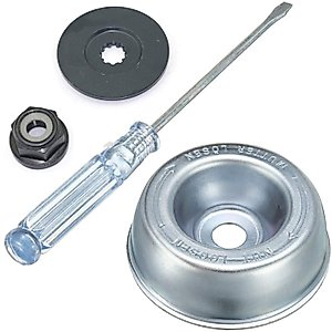 Diagtree 4Pcs Gardening Machine Lawnmower Blade Adapter Attachment Maintenance Washer Kit Replacement for STIHL String Trimmers Brush Cutter