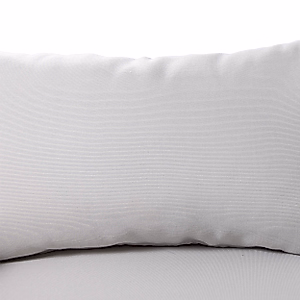 Christopher Knight Home Tina Outdoor 3 Seater Acacia Wood Daybed, Teak Finish, Light Grey