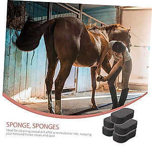 iplusmile 10 Pcs Sponge Scrubber Horse Shampoo Horse for Grooming Horse Clean Tool Toys for Horses Tack Sponges Horse Cleaner Sponge Wipes Horse Cleaning Tool Animal Appendix Child